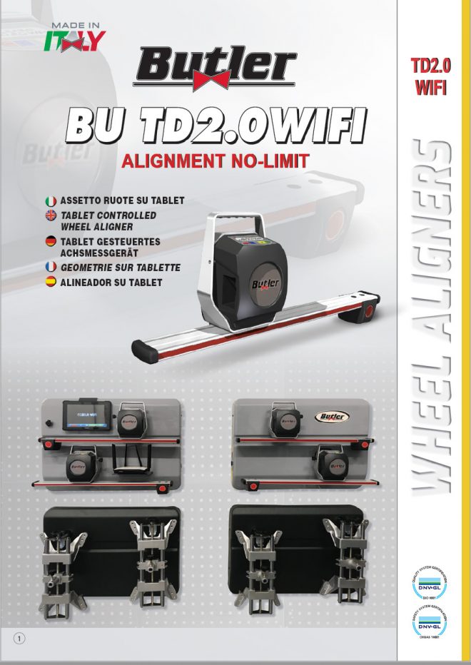 TABLET CONTROLLED WHEEL ALIGNER - Butler Engineering